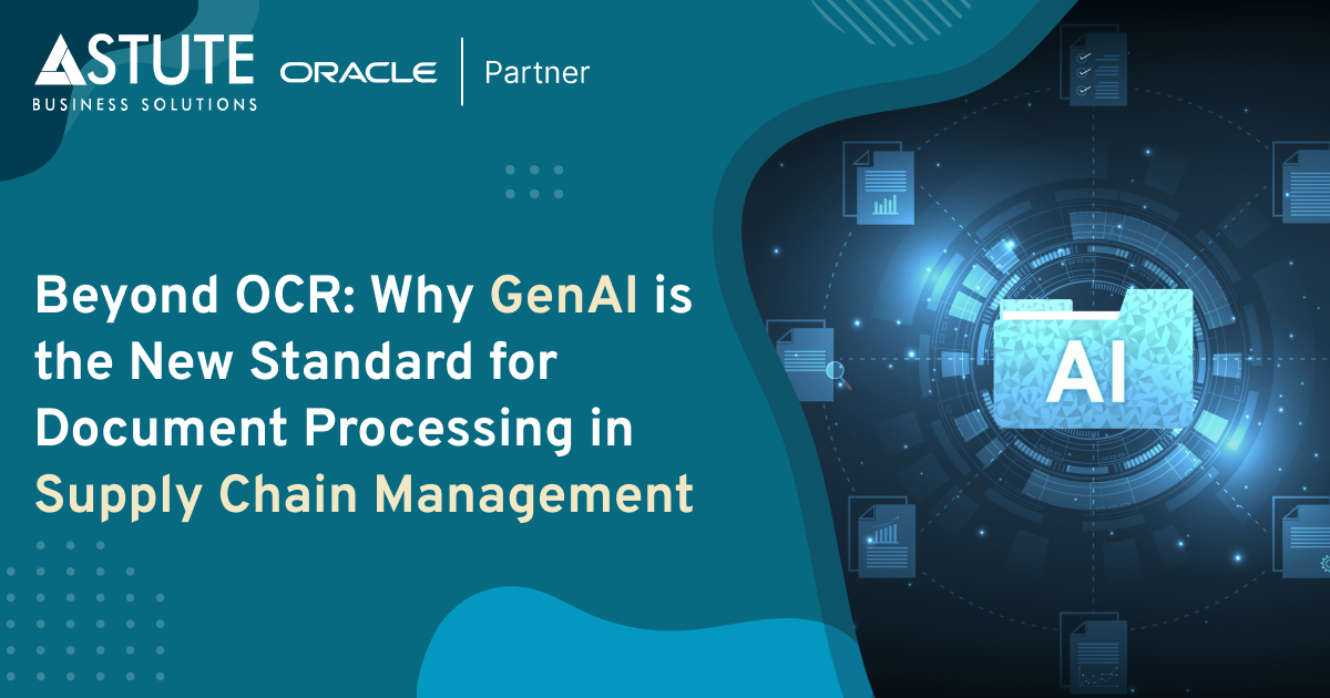 Beyond OCR: GenAI for Supply Chain Document Processing